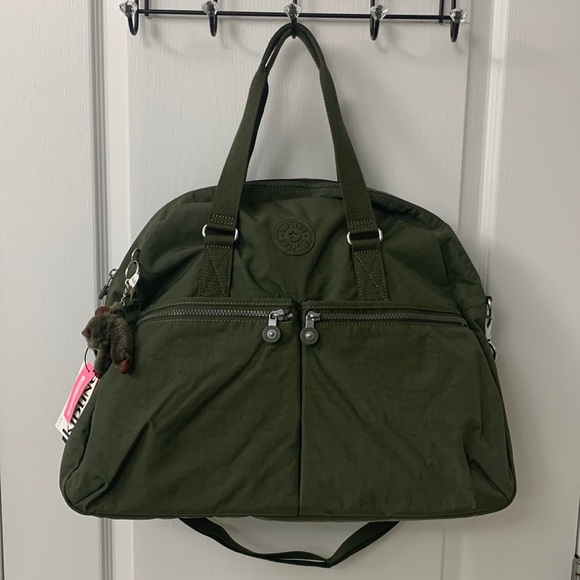 Kipling | Bags | Kipling Green Jumbo Travel Gym Work Bag | Poshmark